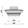 One & Half Brick Pier Caps | Cast Stone Pier Caps | Acanthus
