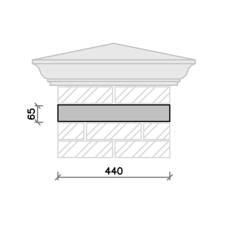 SC20PS Plain String Course | Acanthus Cast Stone