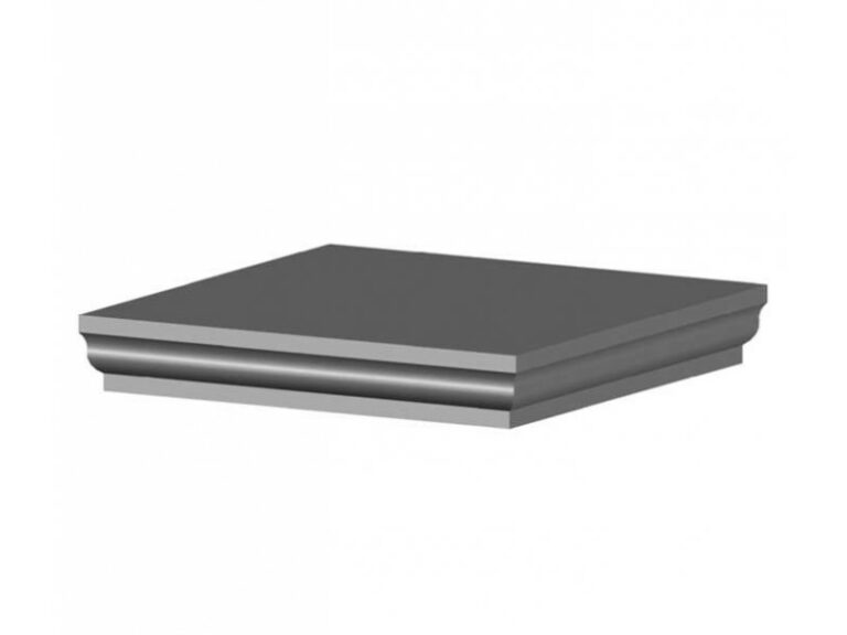 PC1514 Moulded Flat Top Pier Cap | Acanthus Cast Stone