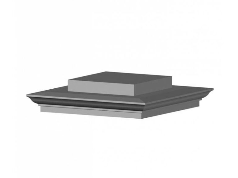 PC2022 Moulded Apex Plus Pier Block Pier Cap | Acanthus Cast Stone