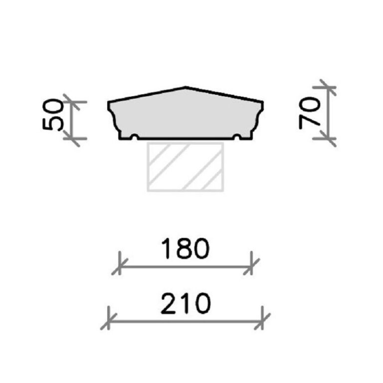 Moulded Apex Coping Stone for Rendered Walls | Acanthus Cast Stone