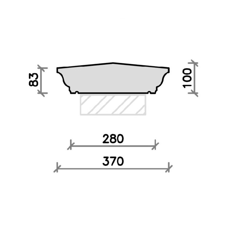 Coping Stones For 215mm to 250mm Wide Walls | Acanthus