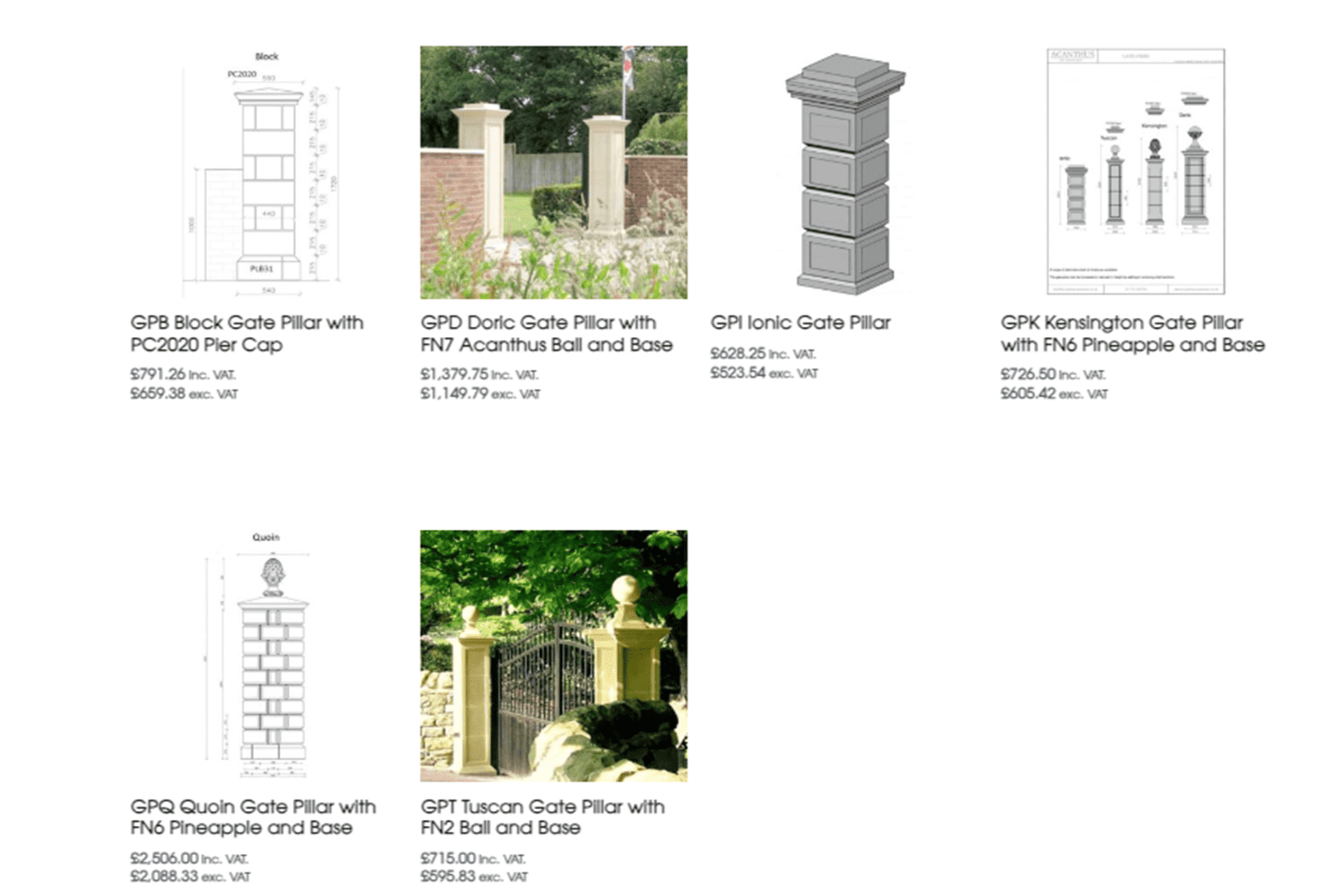 The Ultimate Guide to Cast Stone Gate Pillars | Acanthus Cast Stone